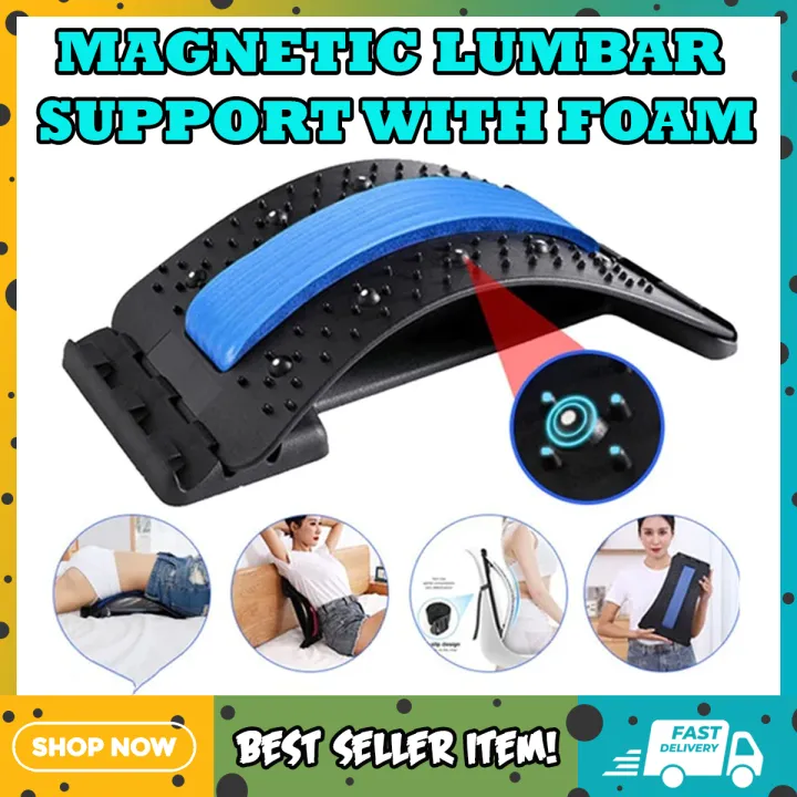 Adjustable Settings Back Support For Scoliosis Magnetic Pressure Points Lumbar Traction Orthotic ...