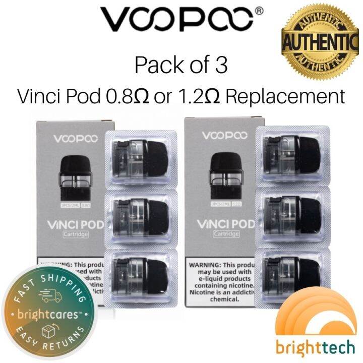 Voopoo Vinci Pod Replacement 0.8 ohm or 1.2 ohm Coil Occ Cartridge ...