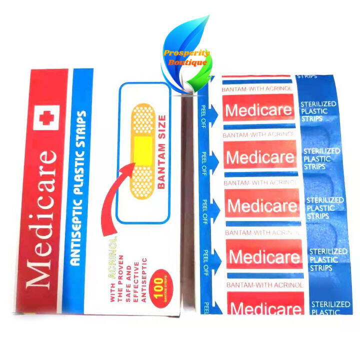 Medical Band Aid Antiseptic Plaster Strips Bandage First Aid Kit ...