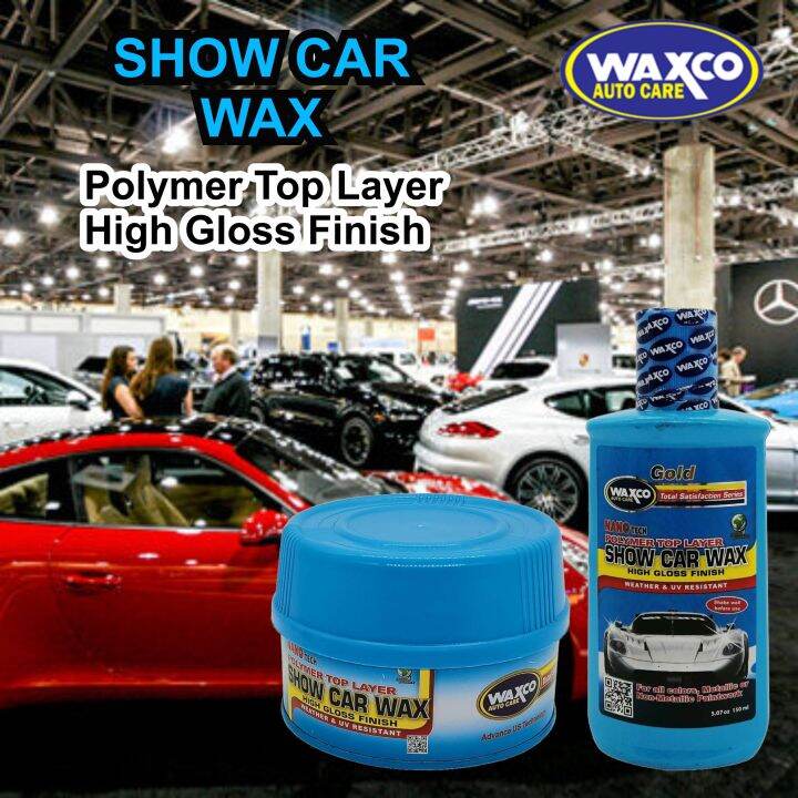 WAXCO Show Car Wax Gold Series Liquid Wax 150ml & Paste Wax 220g | Lazada