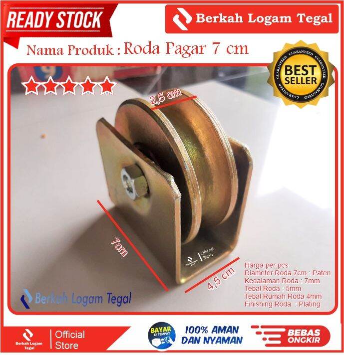 Roda Pagar Besi Ukuran 7 cm Berkualitas | Lazada Indonesia