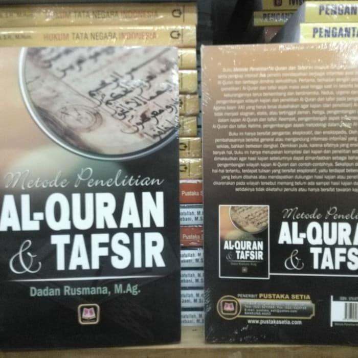 Buku Metode Penelitian Al Quran dan Tafsir | Lazada Indonesia