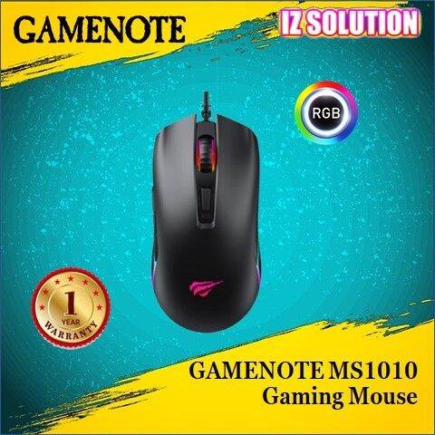 GAMENOTE MS1010 3600DPI RGB Backlit Programmable Gaming Mouse | Lazada