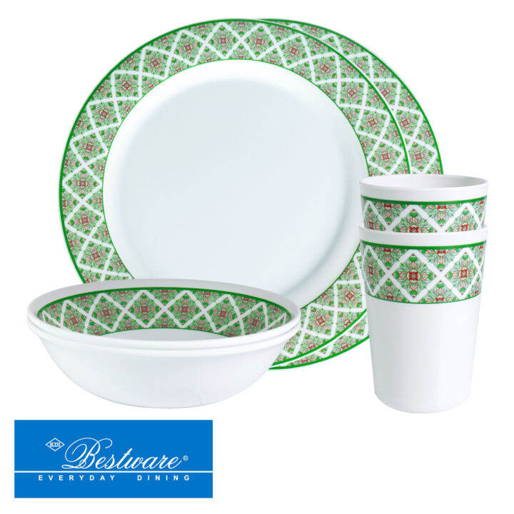 Bestware Aneeza 6pc Dinnerware Set | Lazada PH