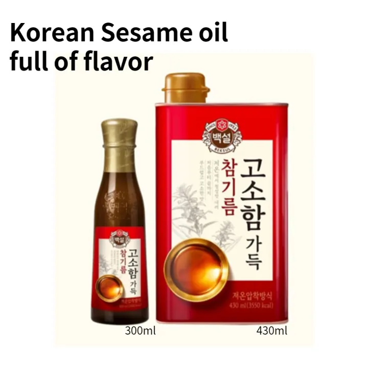 [Beksul] Korean Sesame oil full of flavor/Sesame dressing/premium oil ...