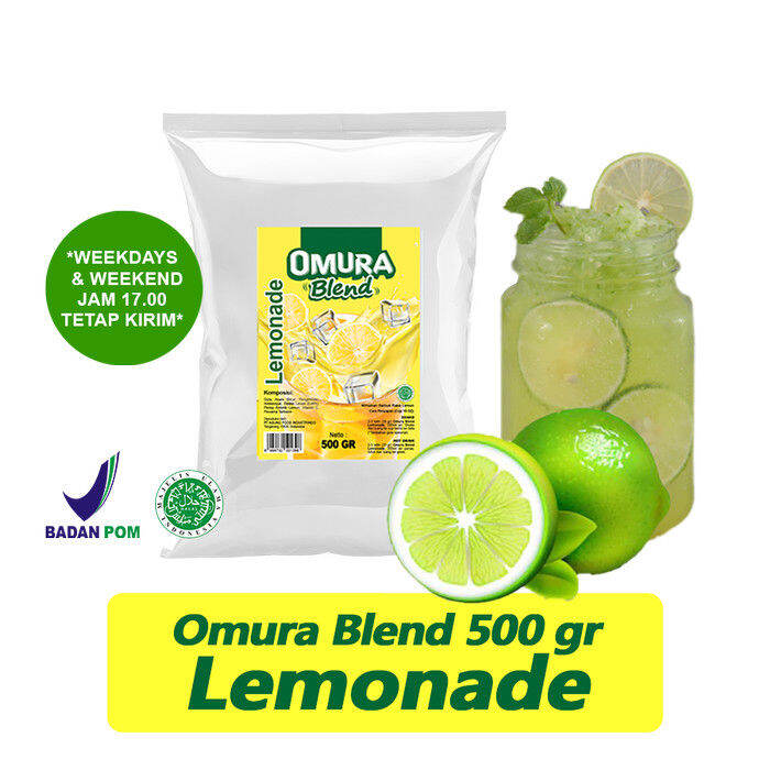 OMURA POWDER Bubuk Minuman Mix Gula Rasa Lemonade / Jeruk Nipis Instant ...