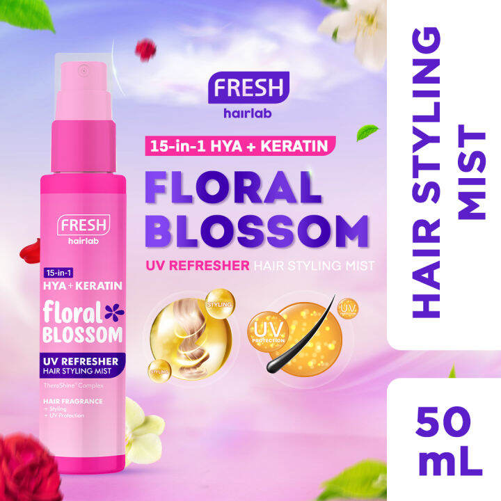 Fresh Hairlab 15 in 1 Hya+Keratin Floral Blossom UV Refresher Hair ...