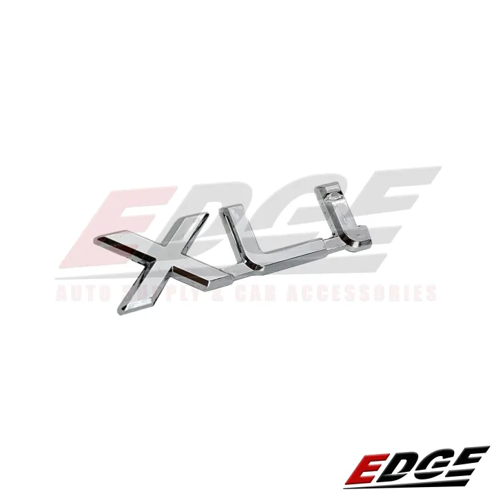 Emblem - XLi - Chrome - 2.3x8.2cm // toyota corolla adhesive ready ...