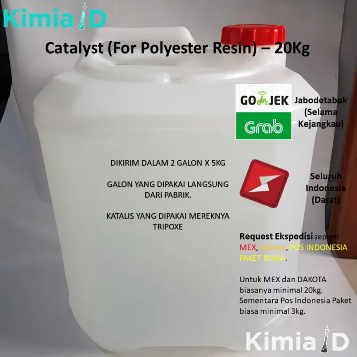 Catalyst - 20 Kg - Katalis Resin - Pengeras Resin Polyester - Resin ...