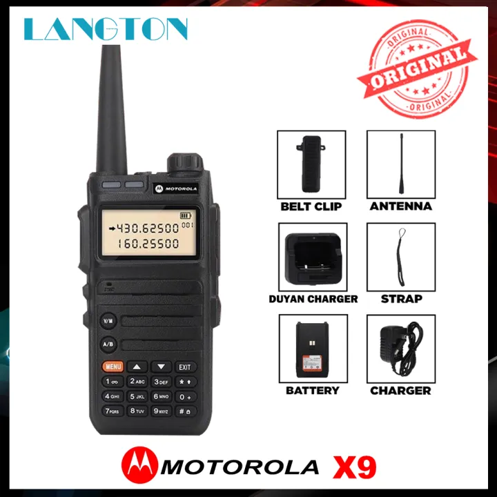 MOTOROLA-X9 VHF/UHF dual frequency two-way radio (1pcs) 10-25W ...