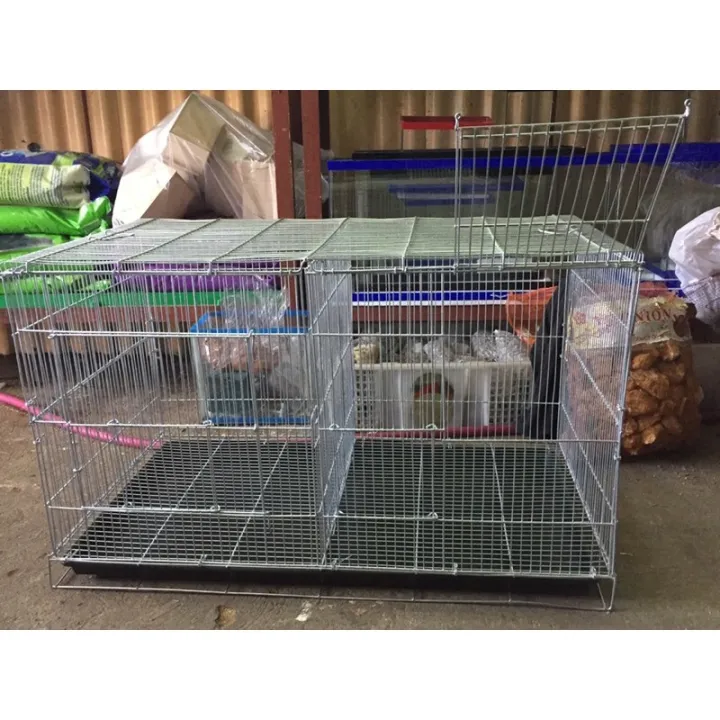 YzYn. Double Bird Cage Collapsible (Standard or AC TYPE) 17x18x30 ...