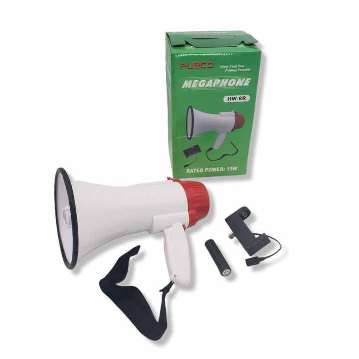 Toa Besar Megaphone Fleco Multifungsi HW-8R/ Pengeras Suara, Rekam Dan ...