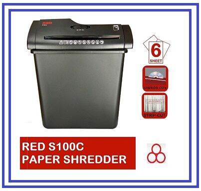 RED S100-C PAPER SHREDDER, Strip Cut Paper Shredder, Paper Shredder ...