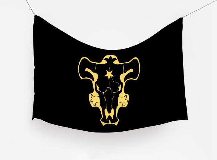 Bendera BLACK CLOVER Flag Anime ASTA Tapestry Fabric - poster kain ...