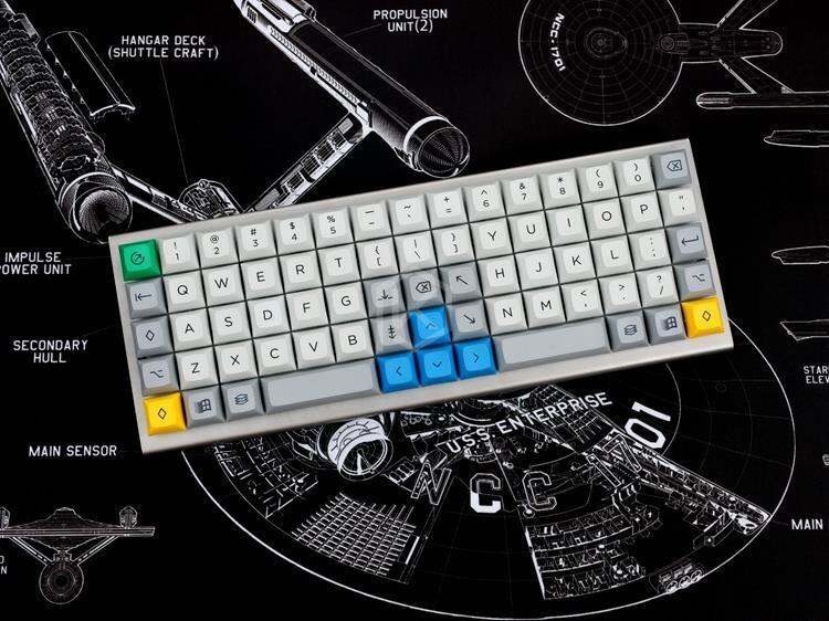xd75re xd75am xd75 Custom Mechanical Keyboard 75 keys Underglow RGB PCB ...