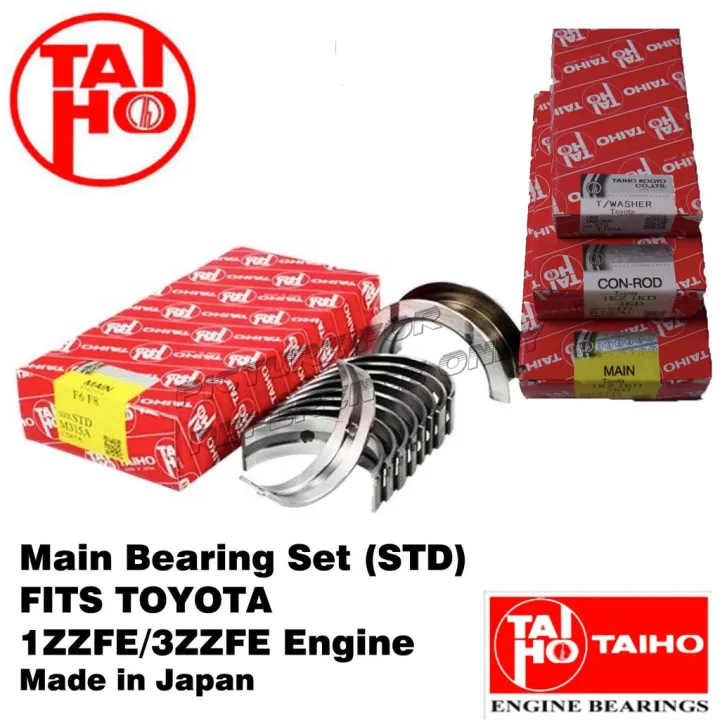 TAIHO Main BEARING SET (STD) FOR TOYOTA 1ZZFE/3ZZFE ENGINE | Lazada PH