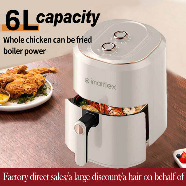 Imarflex CVO-570SC Air Fryer Healthy Low Fat Multicooker 6 Liter ...