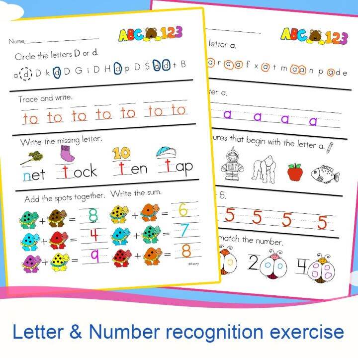 ABC 123 Cognition Kids Early English Learning Letters Alphabets Numbers ...