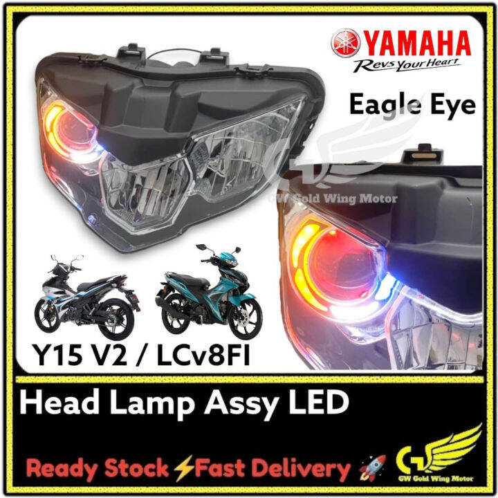 YAMAHA Y15ZR V2 135LC V8 EAGLE EYE LED HEAD LAMP ASSY MATA HELANG LUMPU DEPAN CUSTOM PNP | Lazada