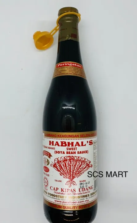 Habhal's Sweet Soya Bean Sauce 645ml Kicap Lemak Manis Cap Kipas Udang ...