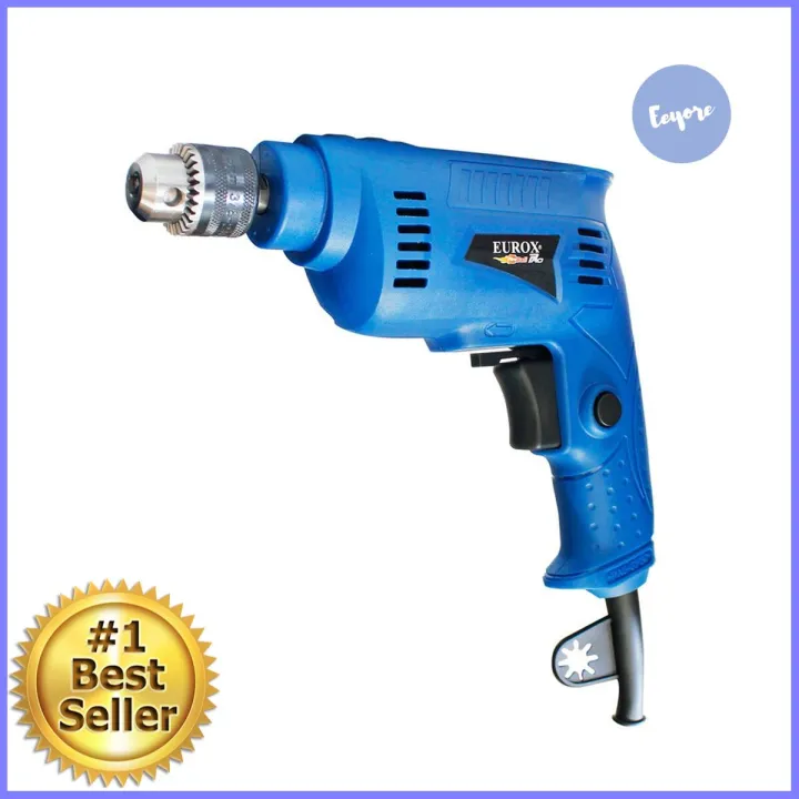 สว่านไฟฟ้า EUROX รุ่น EU653 ขนาด 6 มม. สีน้ำเงิน **จัดส่งด่วนทั่วประเทศ** | Lazada.co.th