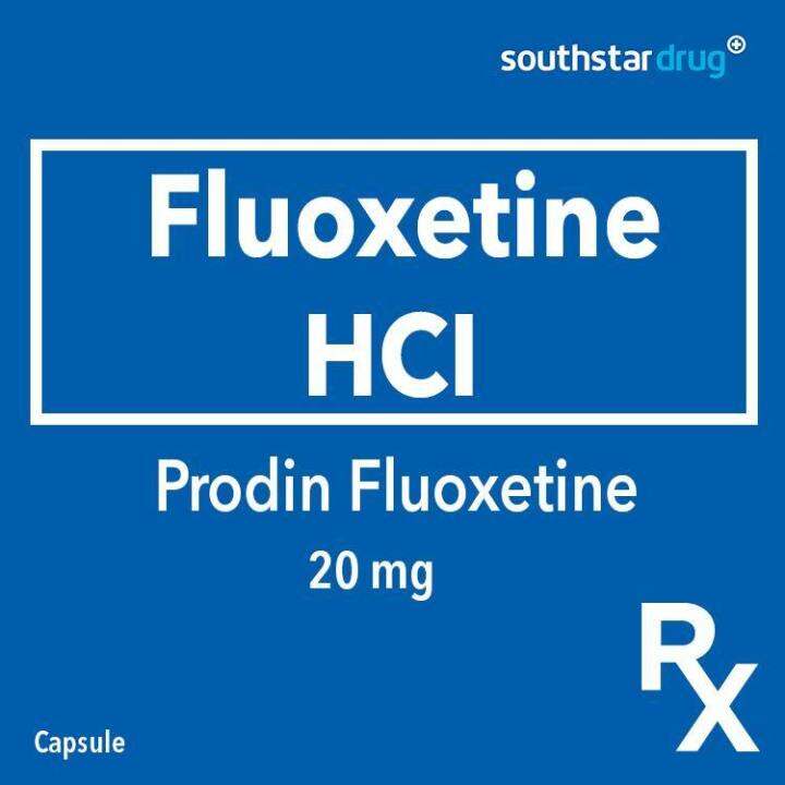 Rx: Prodin Fluoxetine 20mg Capsule | Lazada PH