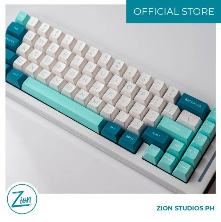 Domikey SA Aqua Keycaps Mechanical Keyboard Keycap Set Key Caps Zion ...