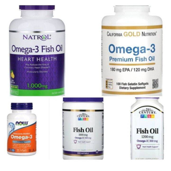 Omega-3 Premium Fish Oil EPA DHA 100 Sofgels Now Omega 3 Molecularly ...