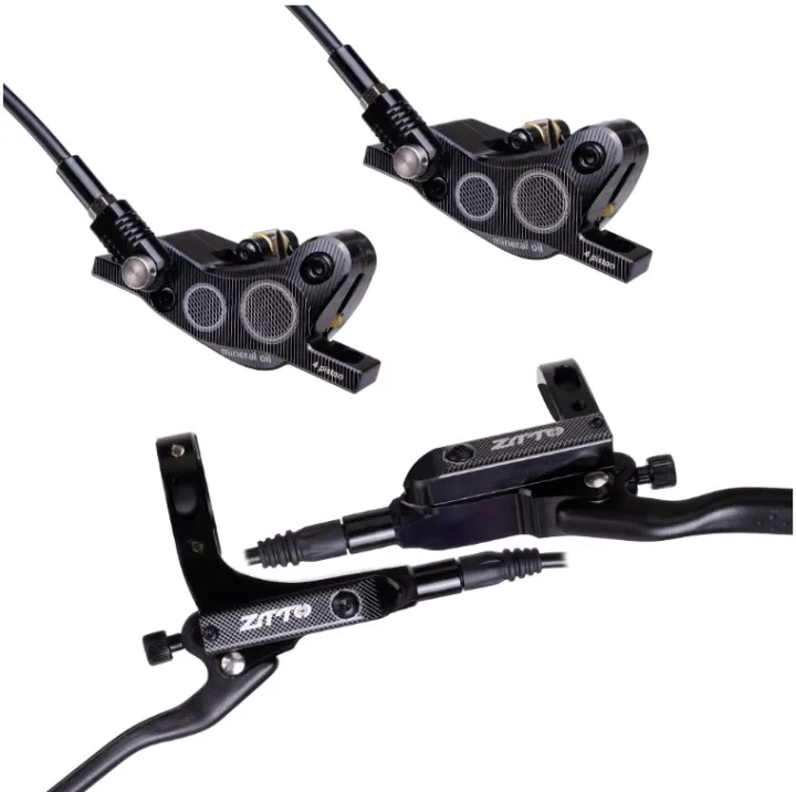 ZTTO CNC high-end four-piston oil brake oil disc Mountain bike hydraulic disc brake bilateral ...