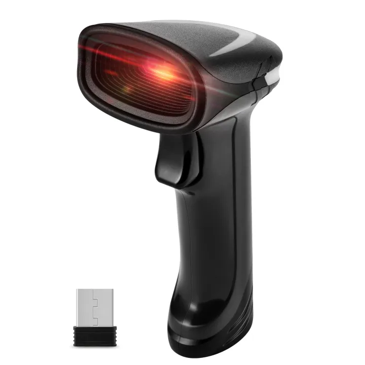 JRHC Wired Barcode Scanner 1D&2D Supermarket Handhel Bar Code Scanner ...