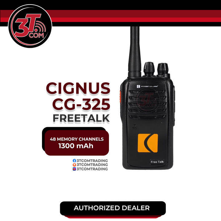Cignus CG-325 Two Way Radio FREETALK (325MHZ) | Lazada PH