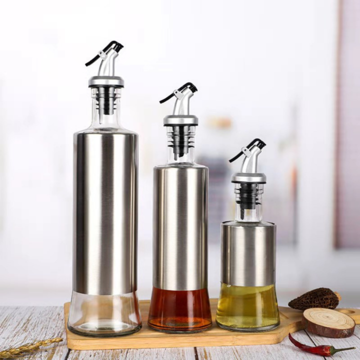 T.Ph Stainless Steel Kitchen Liquid Condiments Dispenser Bottle for ...
