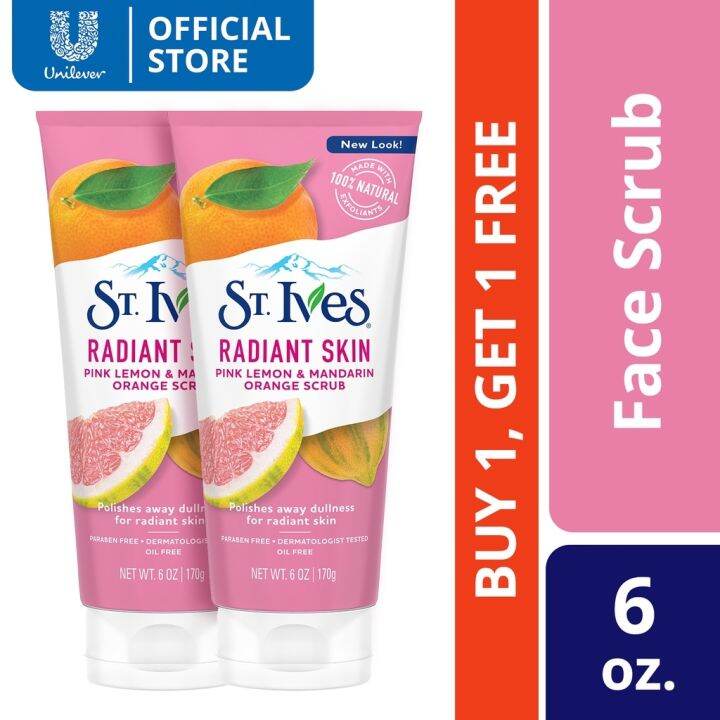 St. Ives Face Scrub Even and 6oz 2x | Lazada PH