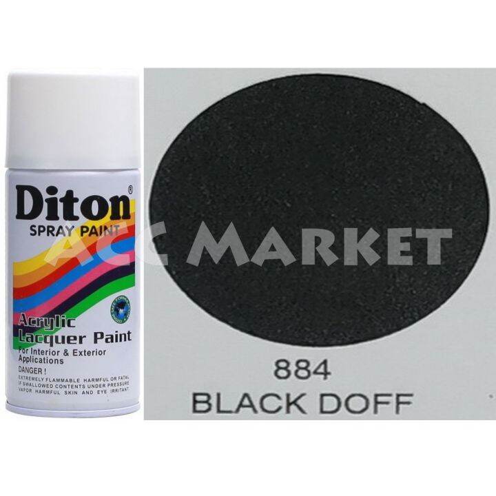 Pilok Diton Pilox Pylox Cat Hitam Black Doff 884 | Lazada Indonesia