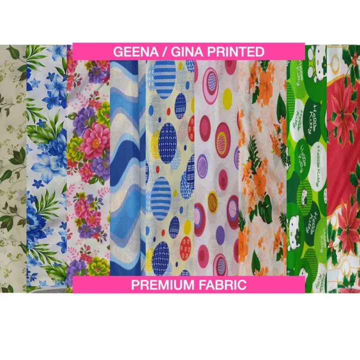 GEENA - GINA PRINTED (60- WIDTH) SOLD PER YARD | Lazada PH