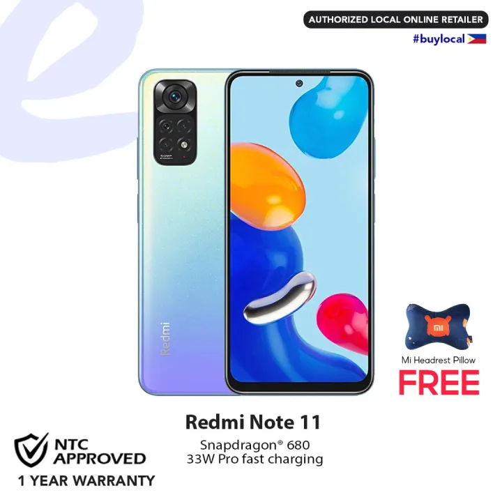 Xiaomi Redmi Note 11 Internal 128GB+6GB RAM 6.43" FHD+ AMOLED ...