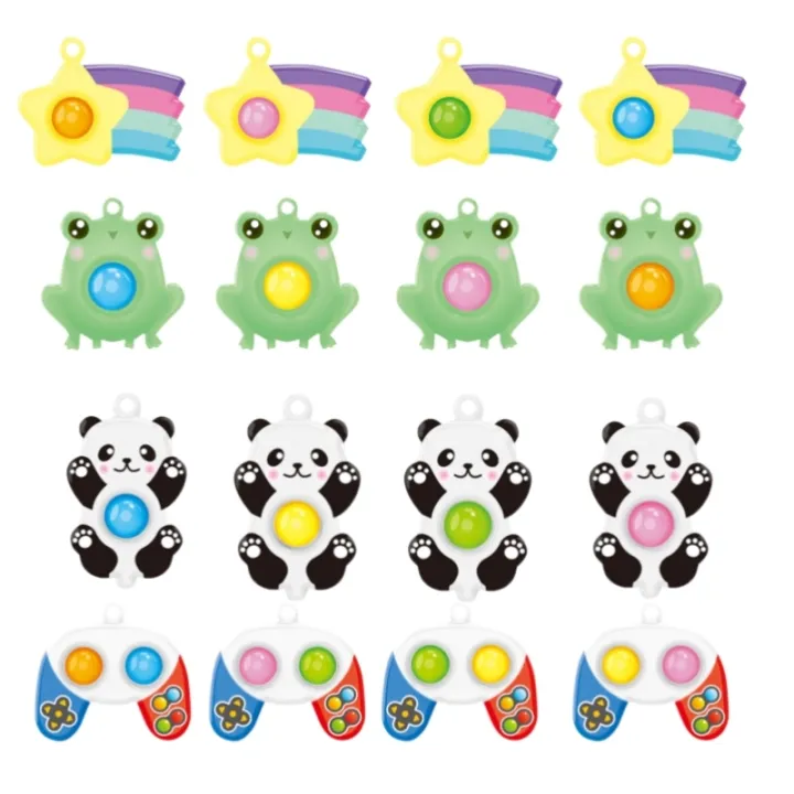 Kawaii Panda Anti Stress Toy Popet Fidget Toys Push Pops Bubble Sensory ...