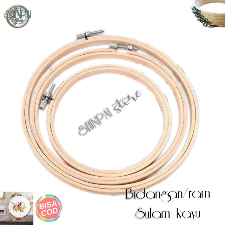 Pembidang Sulaman - Alat Jahit Kerajinan - Ram Kayu - Ram Sulaman ...