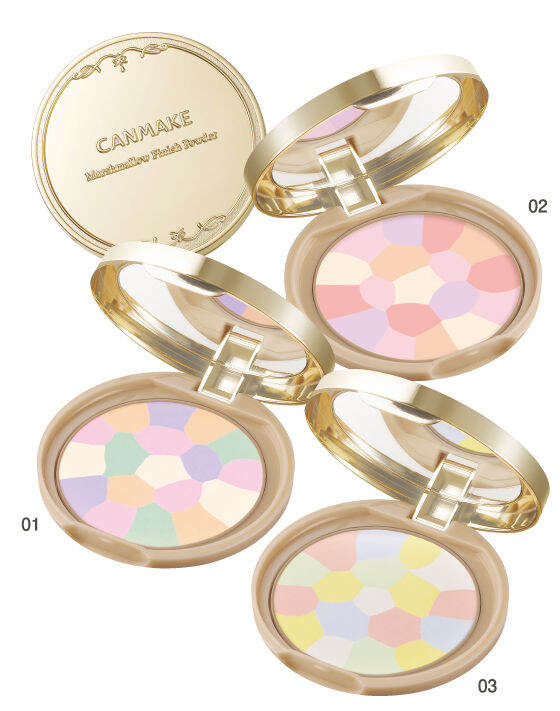 [พร้อมส่ง]Canmake March Mallow Finish Powder AbloomLimited แป้งปรับผิว ...