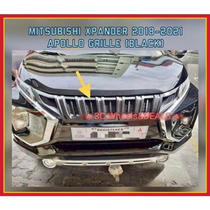 MITSUBISHI XPANDER 2018-2021 APOLLO GRILLE IN MATTE BLACK | Lazada PH