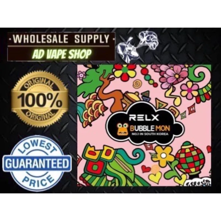 HOT RELX BUBBLE MON / RELX DISPOSABLE POD(600PUFF) | Lazada PH