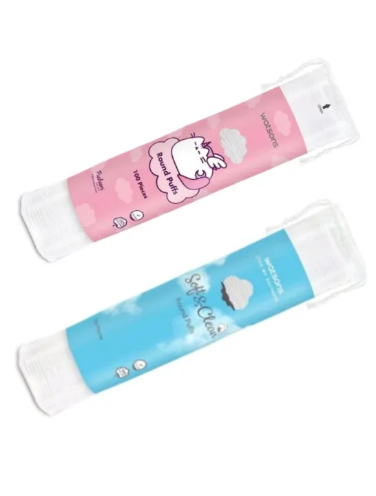 Watsons Round Facial Cotton Puff 100's | Lazada