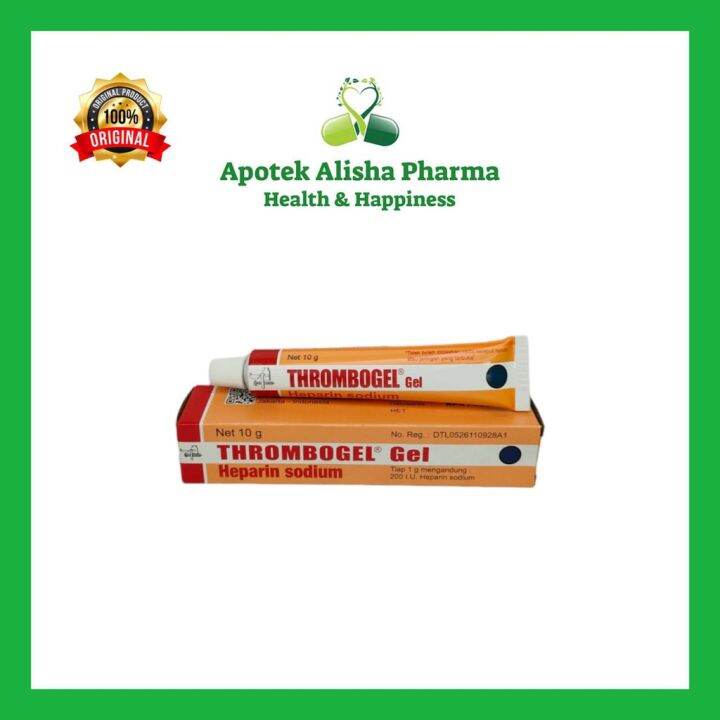 Thrombogel Tube 10gr - Trombogel Salep Kulit Memar / Lebam / Cedera ...