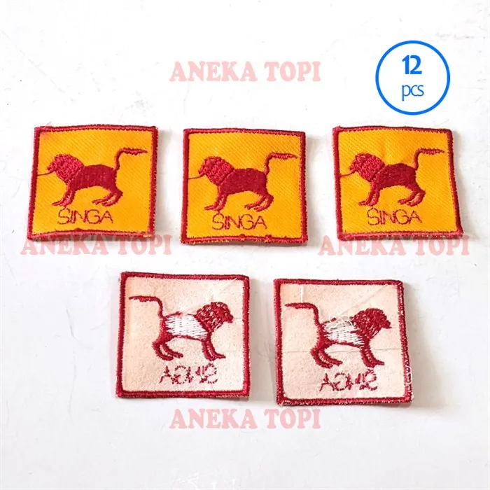 Bordir Tanda Regu Singa Bet Bordir Tanda Regu Pramuka Bet Tanda Regu ...