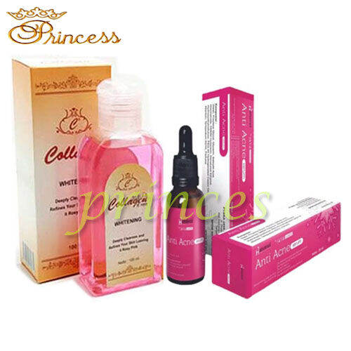 Princes - Toner Collagen plus Serum Hanasui Anti Acne | Lazada Indonesia