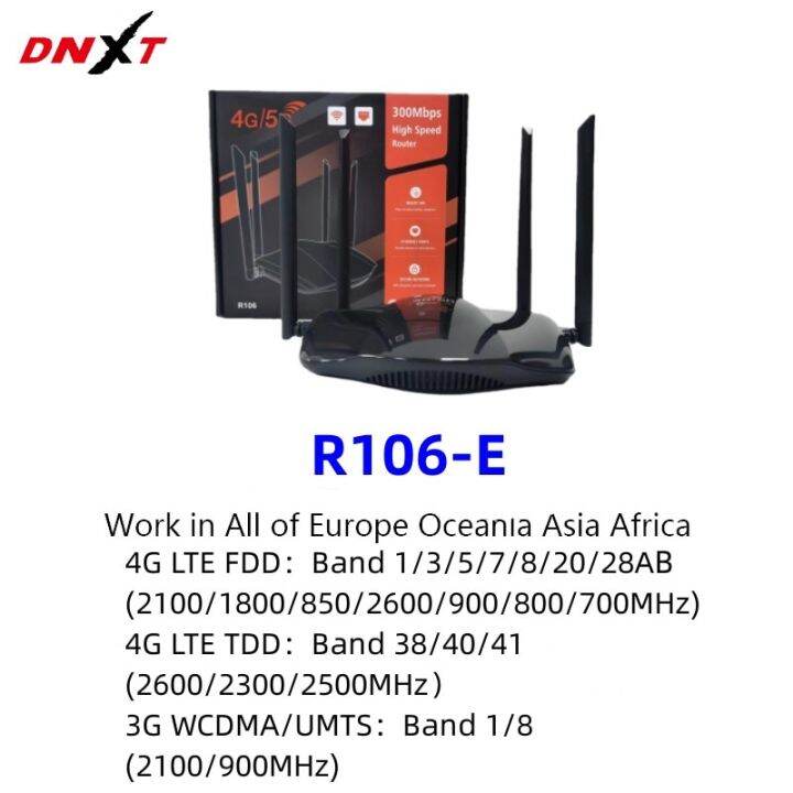 SIM Card Hotspot 4G/5G Portable WiFi Hotspot - 300Mbps Speed, 2100mAh ...