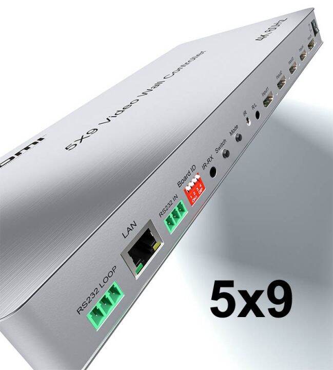 4K Ultra HD 5x9 HDMI Video Wall Controller Support 2x2 3x3 1x5 1x6 1x7 ...