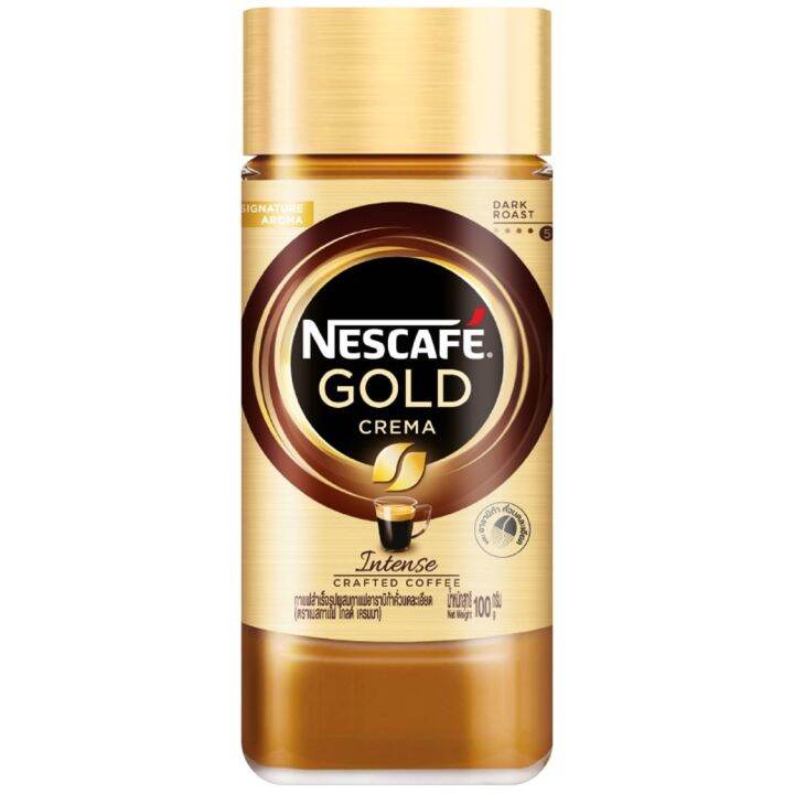 NESCAFE Gold Crema Instant Coffee เนสกาแฟ โกลด์ เครมมา กาแฟสำเร็จรูป ...