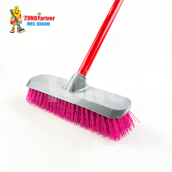 Plastic Broom Floor Cleaning Brush Scrub Brush Tile Outdoor Bathroom ...
