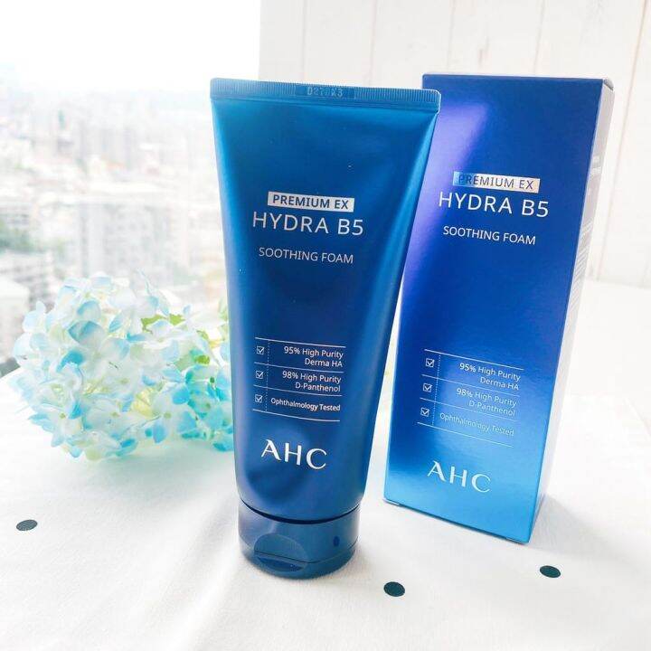 现货 🇰🇷｜AHC Premium Ex Hydra B5 Soothing Foam 180ml 韩国AHC玻尿酸 B5洗面奶 | Lazada